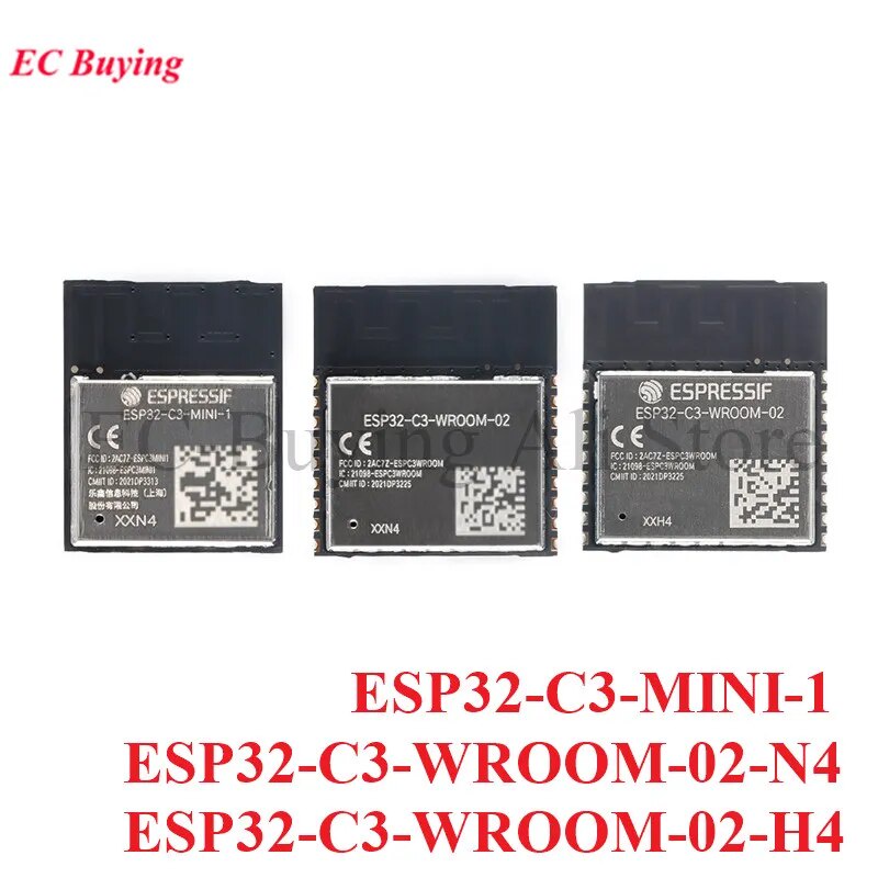 Esp32 C3 Wroom 02 Esp32 C3 Mini 1 Esp32 C3 Wroom 02 N4 H4 24ghz Esp32 Ble 50 Wifi Bluetooth 8816