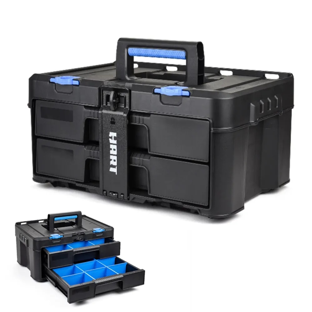 Hart Stack System Two Drawer Tool Box, Fits Hart's Modular Storage ...