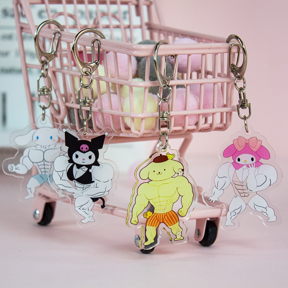 Anime Sanrio Acrylic Hello Kitty Kuromi Mymelody Cinnamoroll Kawaii ...