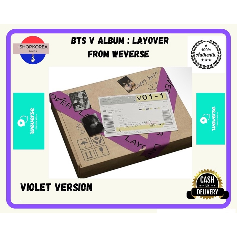 ONHAND! BTS V LAYOVER ALBUM FROM WEVERSE (SEALED) | Shopee Philippines