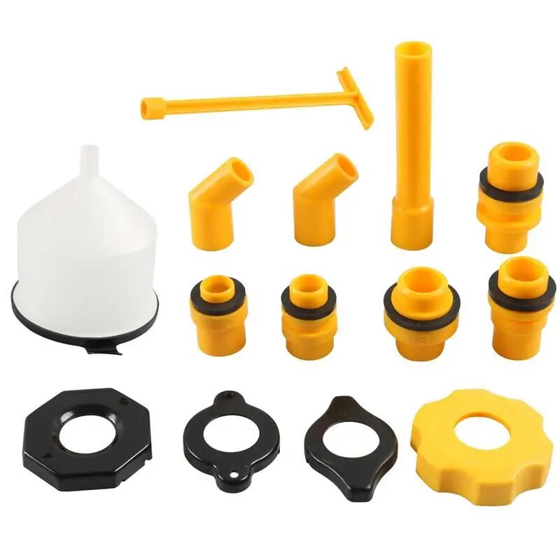☃Coolant Filling Kit 15 Pcs No-Spill Coolant Funnel Kit With Switch ...