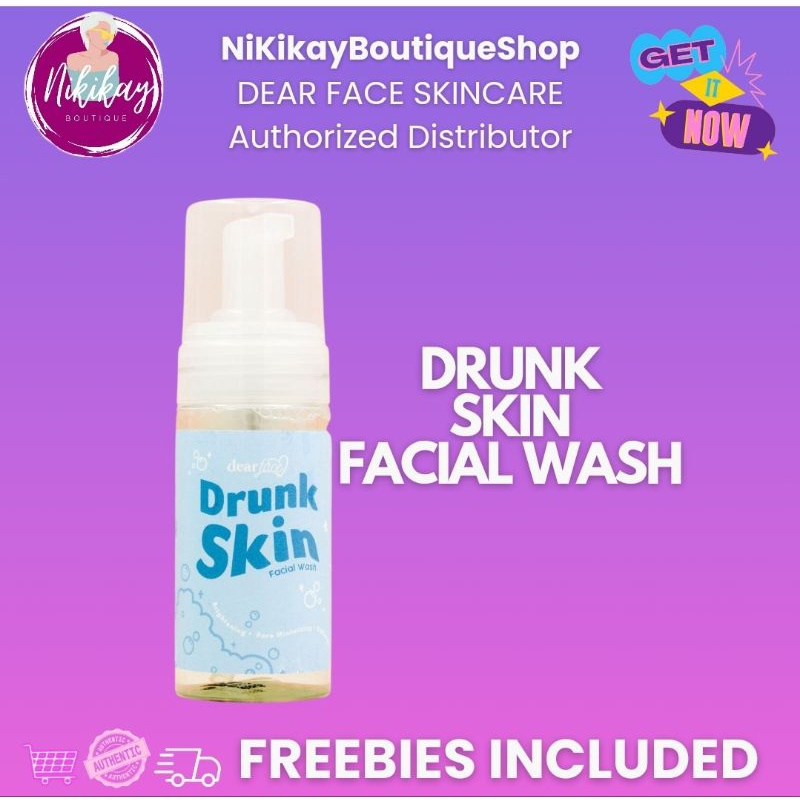 ONHAND Dear Face Drunk Skin Facial Wash 100ml (original packaging ...