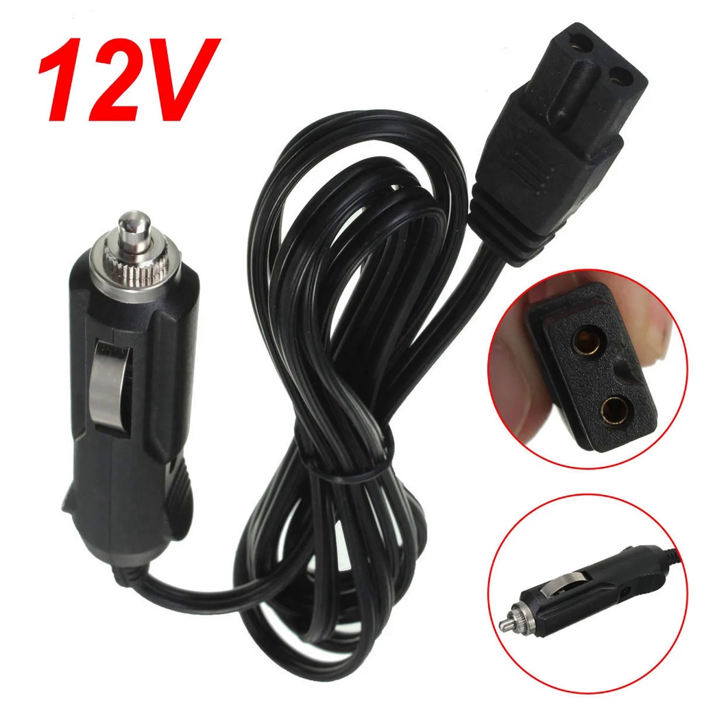 Cigarette Lighter 2m 12V DC 2 Pin Lead Cable Plug Wire Bumper ...