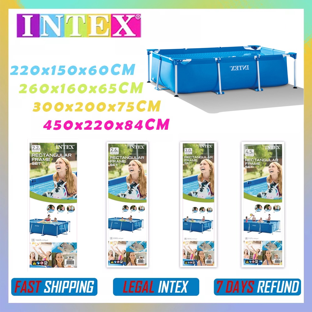 Spot INTEX Steel Frame Swimming Pool Swimming Pool 28270 28271 28272 ...