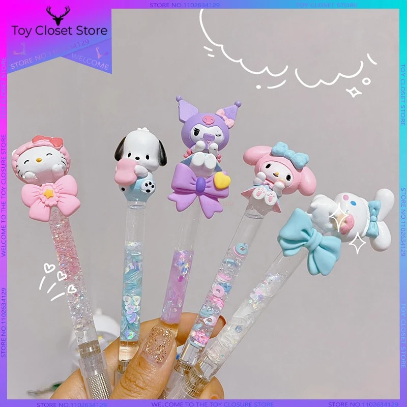 New Sanrio Engraving Pen Pochacco Hello Kitty Kuromi Kawaii Quicksand ...