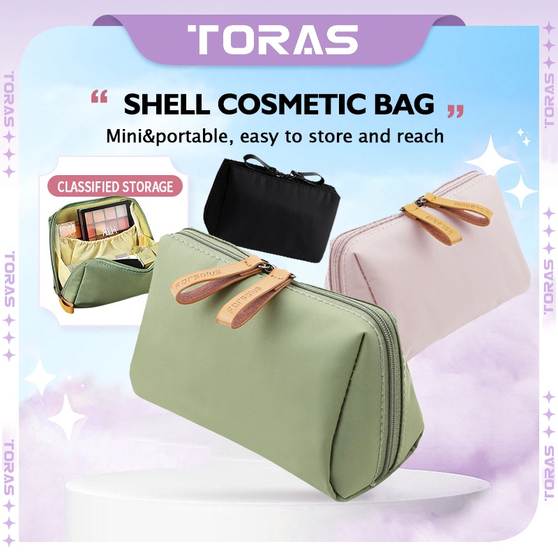 Toras Cosmetic Bag Makeup Pouch Organizer Travel Make Up Pouch Bag Casual Wash Pouch Makeup Bag ...