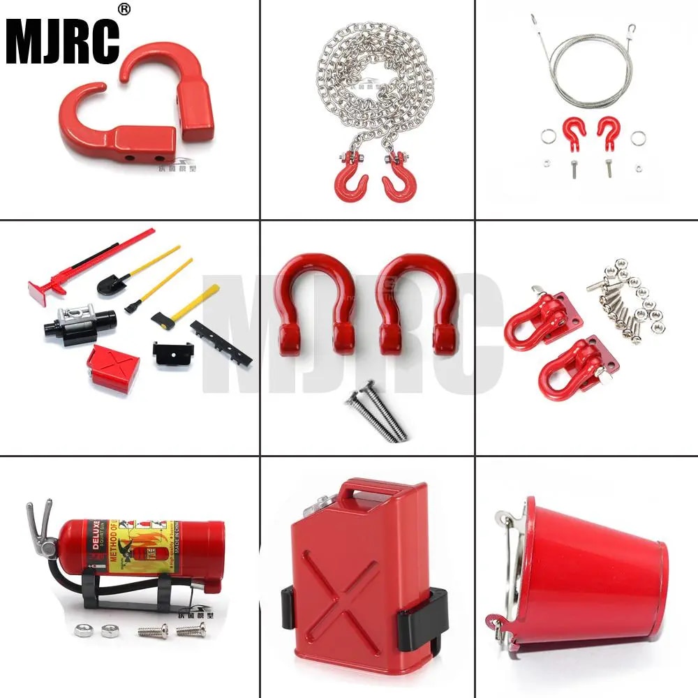 Rc Tow Trailer Chain Hook Shackles Mini Fuel Tank Oil Drum For 1/10 ...