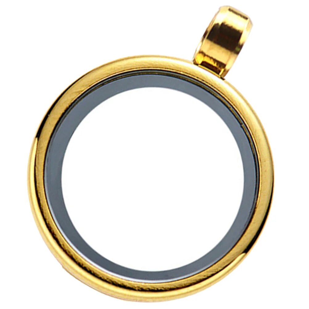 ☼Necklaces Locket Pendant Men Charm Metal Small Photo Aluminum Alloy ...