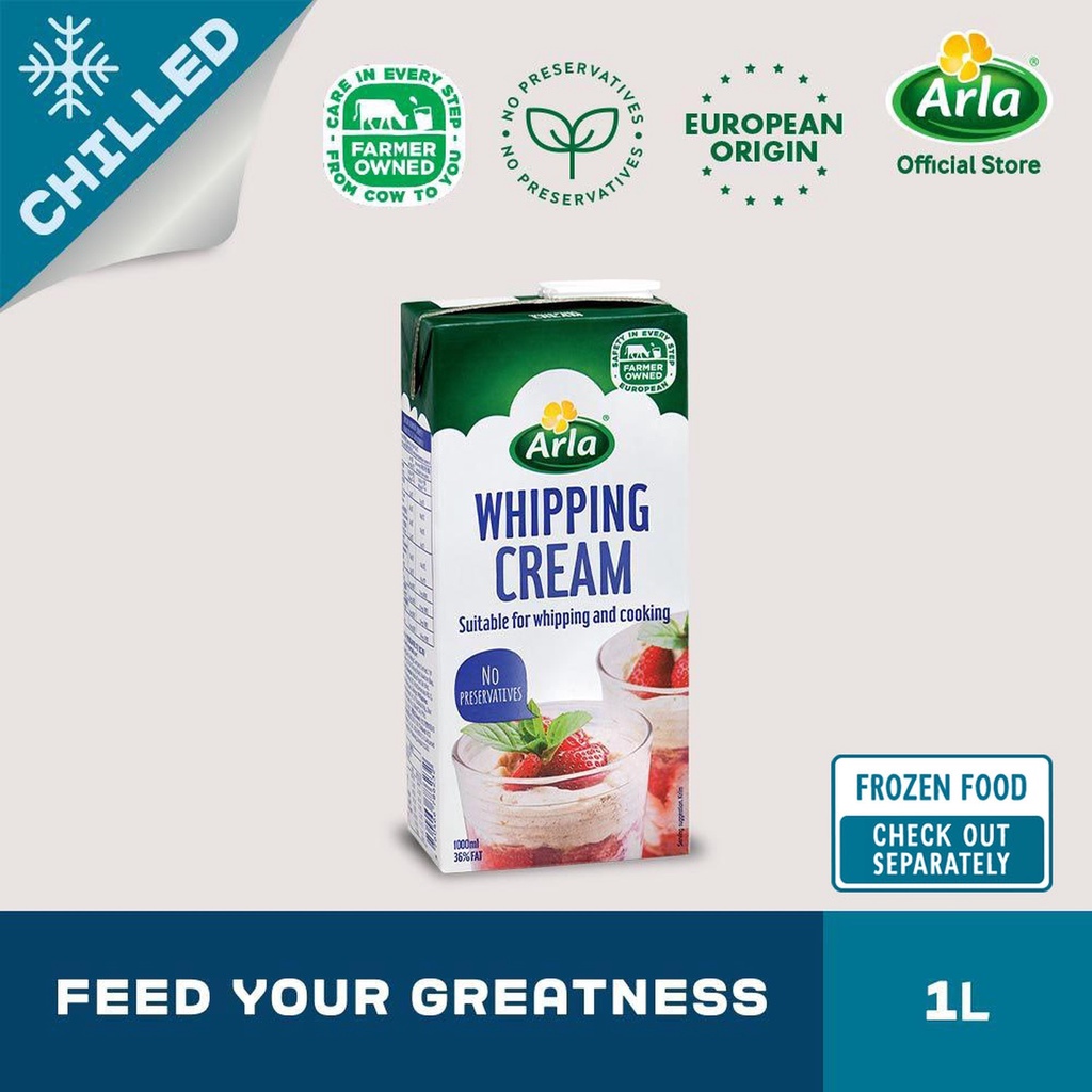 Arla Whipping Cream 1L | Shopee Philippines