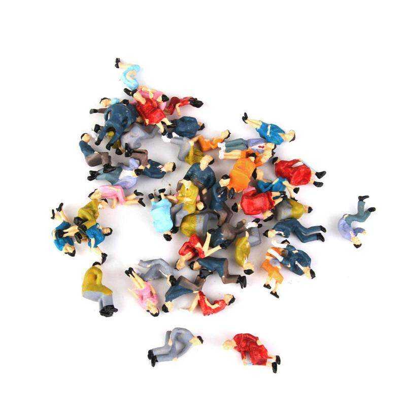 20PCS HO Scale Hand Painted Sitting Pose Model Figures - Perfect for ...