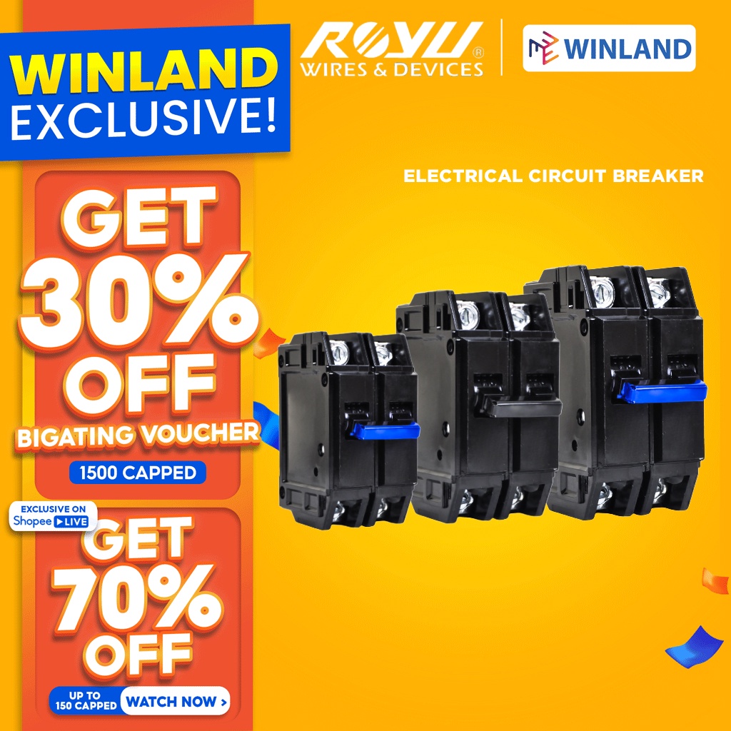 [1181]ROYU by Winland Electrical Circuit Breaker Plug-in Type (Screw ...