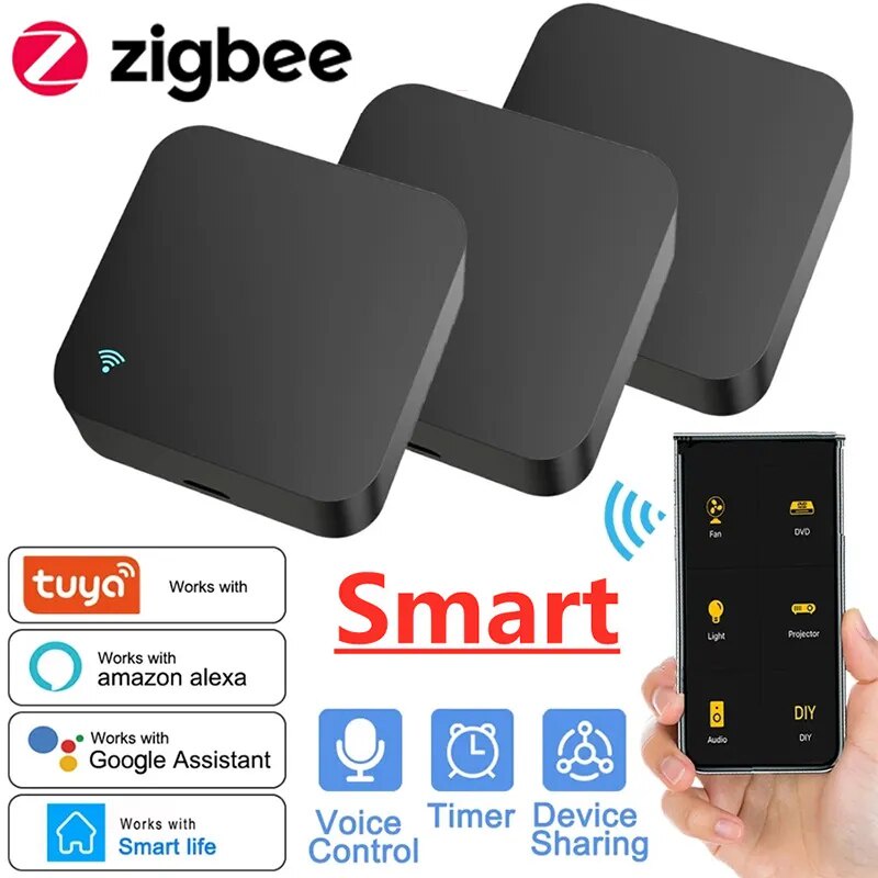 Smart Zigbee IR Remote Control Universal Infrared Tuya Smart Home ...