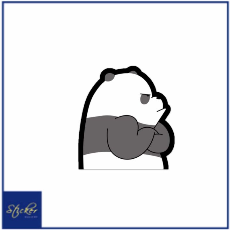 PANDA SIDE PEEKER WATERPROOF STICKER | Shopee Philippines