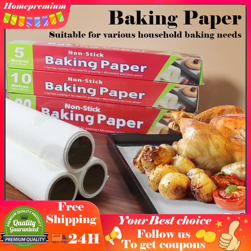 Baking Paper Parchment Paper Sheets Barbecue Double-sided Non Stick Oil ...