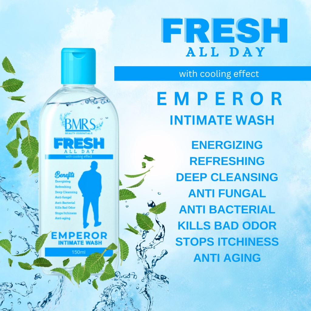 BMRS Emperor Masculine wash Fresh all day (1 Bottle) - intimate wash ...