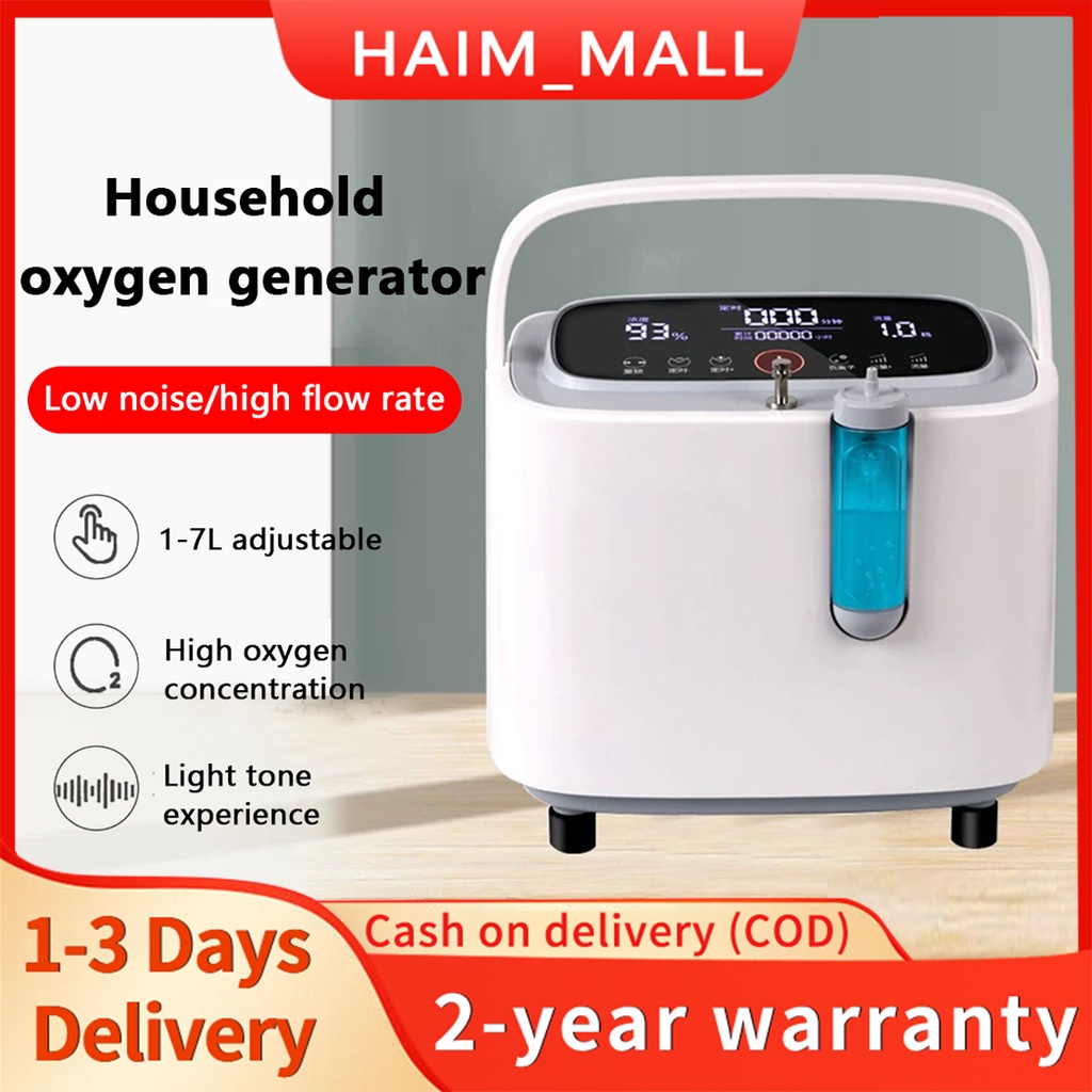 Home Oxygen Concentrator Machine1-8L Portable Oxygen Concentrator ...