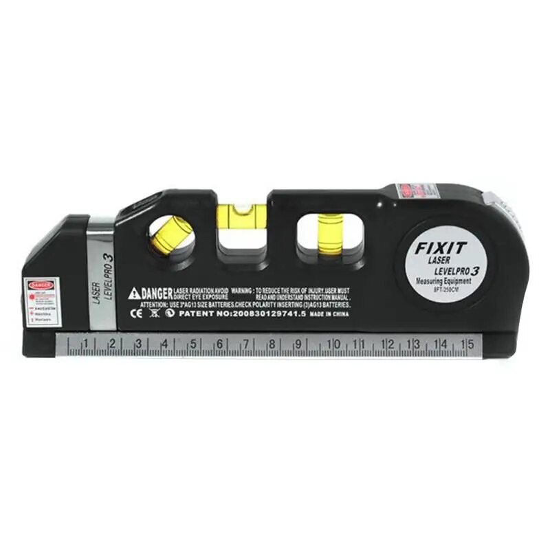 Multi-functional Infrared Laser Level Ruler Horizontal Meter Tape Scale ...
