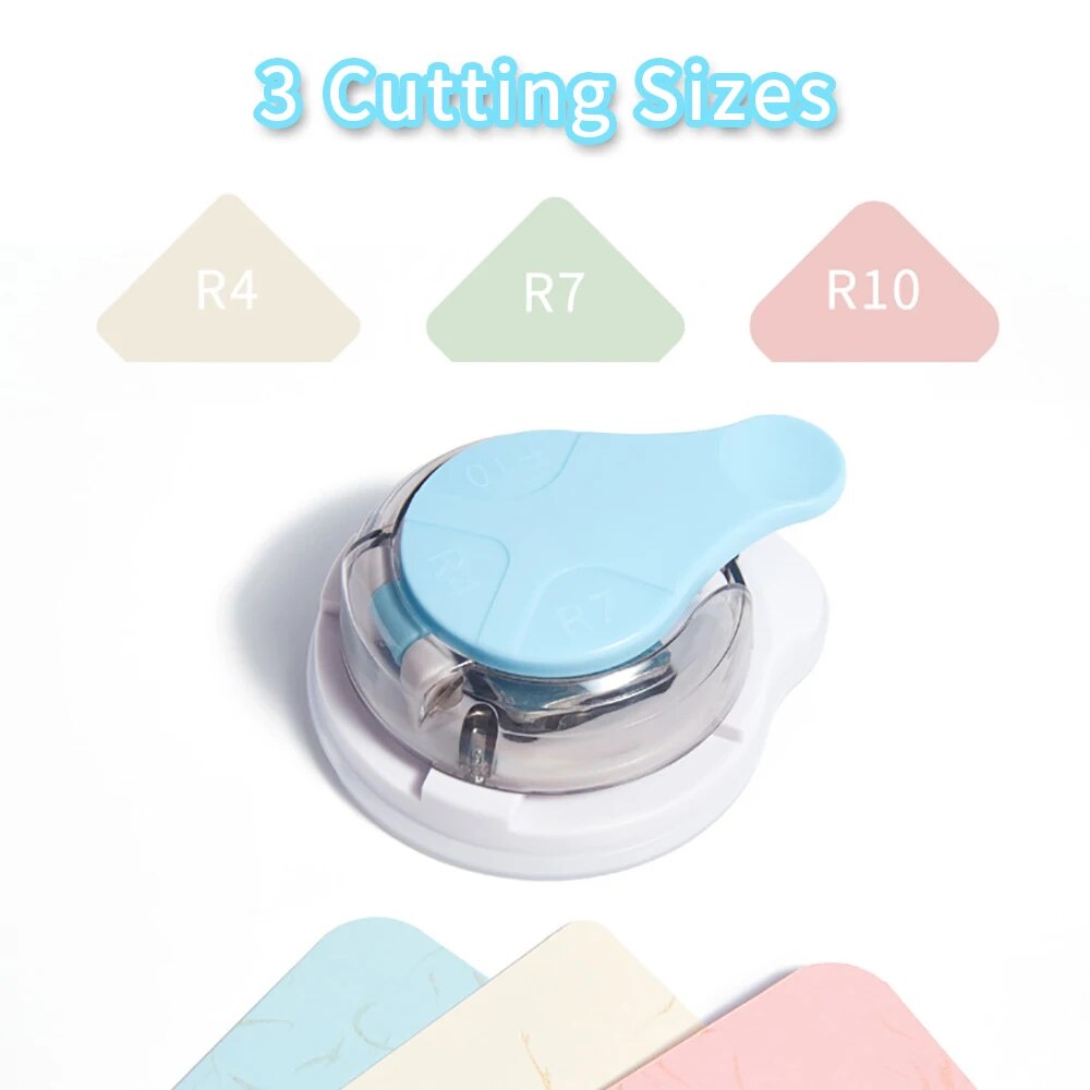 3 In 1 R4 R7 R10 Plastic Punching Machine DIY Card Paper Hole Punch ...