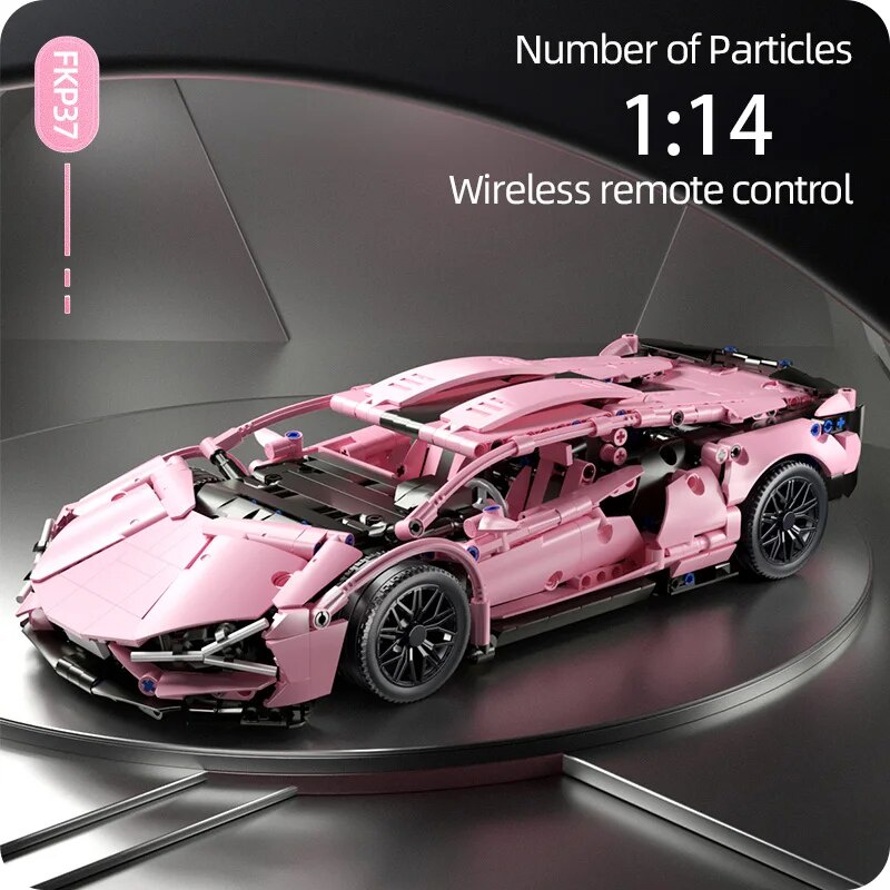 Technical Building Blocks Racing Sport Car Model City Mechanical Speed ...