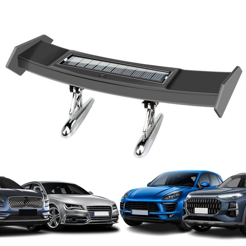 Car Wings And Spoilers Solar Powered Rear Lights Durable Rear Spoiler ...