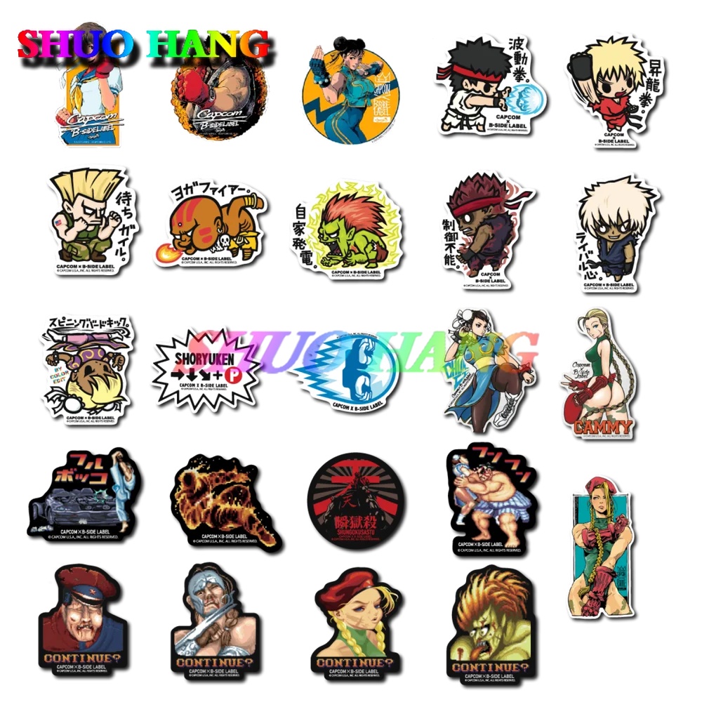 ☝Street Fighter Game B-SIDE LABEL Car Sticker Limited Chun Li Arcade ...