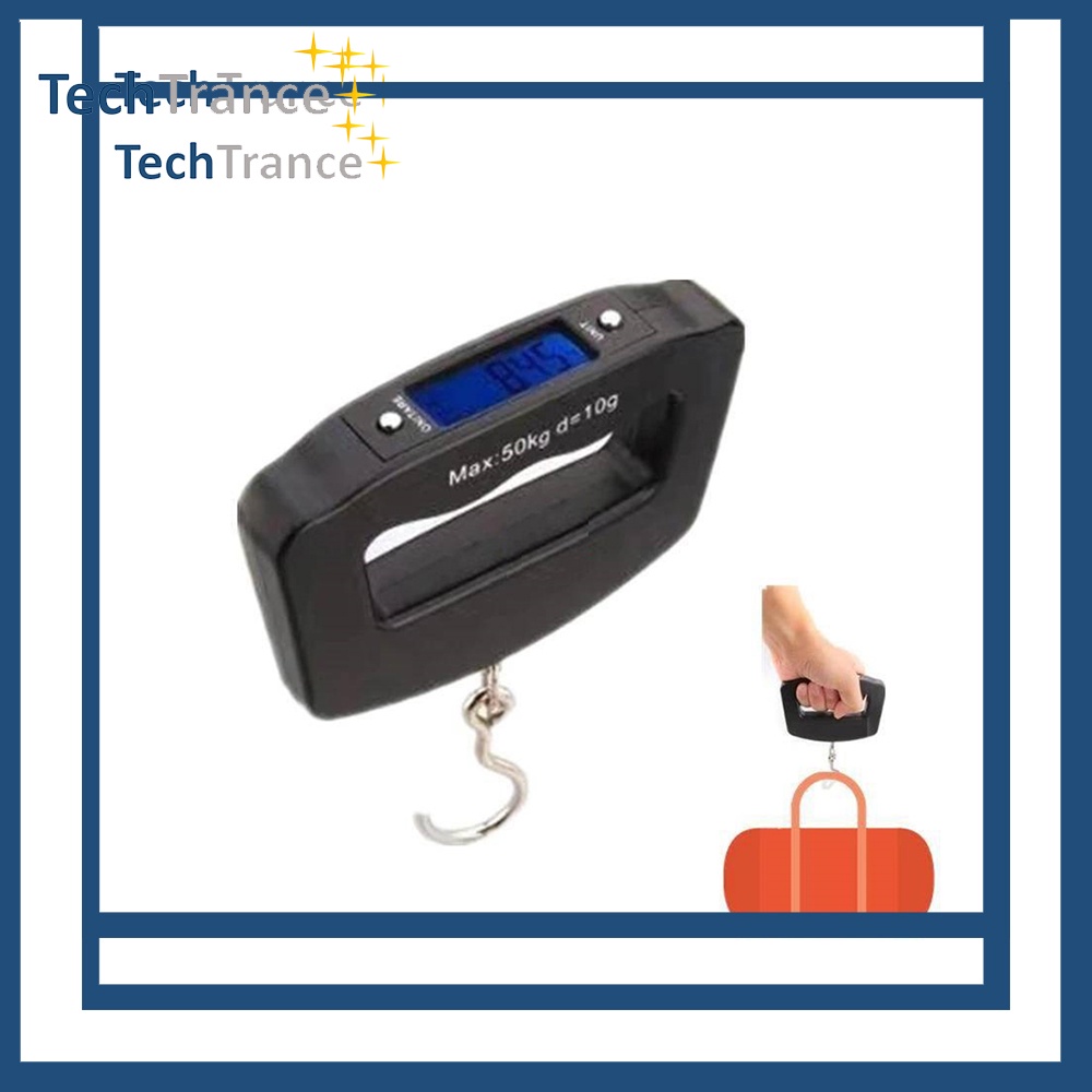 TechTrance Electronics Luggage Portable Hand Carry Hook Type Digital ...