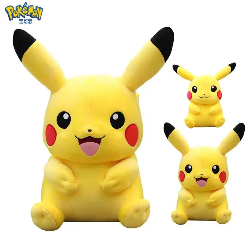 30-60Cm Pokemon Plush Big Size Cartoon Anime Figure Pikachu Plush ...