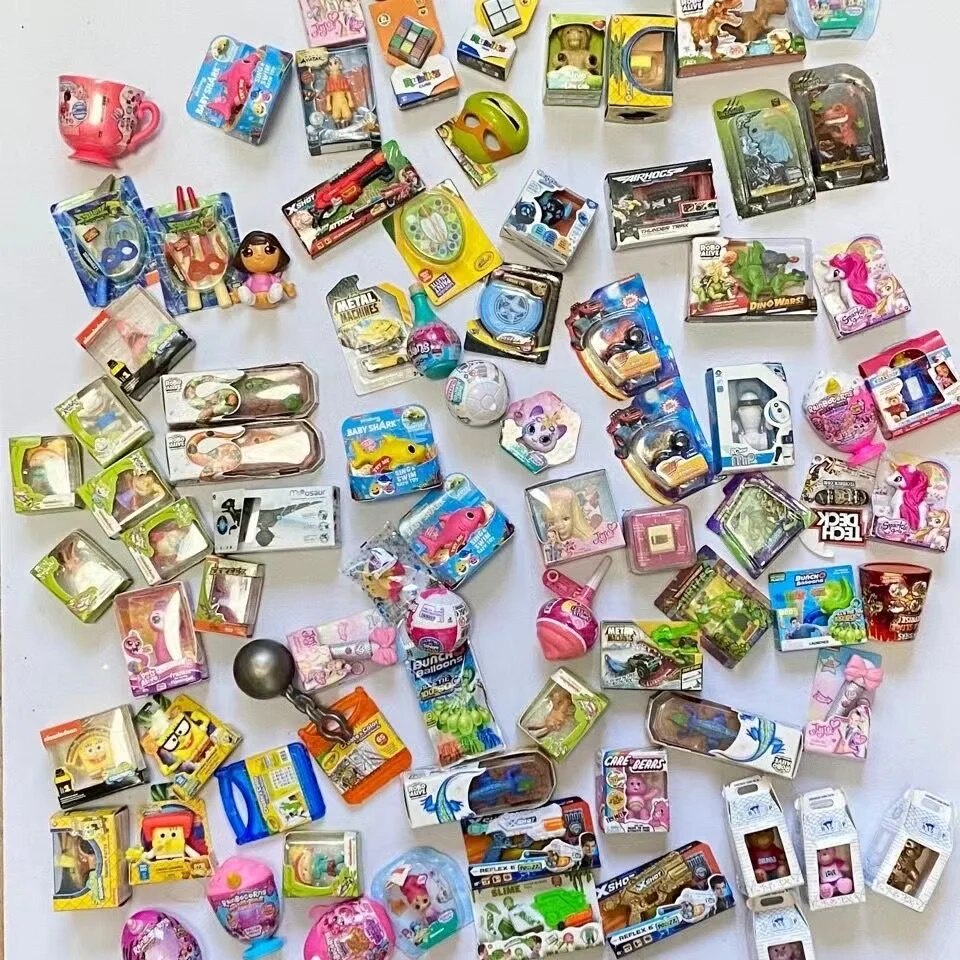 유Mini Supermarket Mini Fake Toys Surprise Egg Doll Carton Style ...