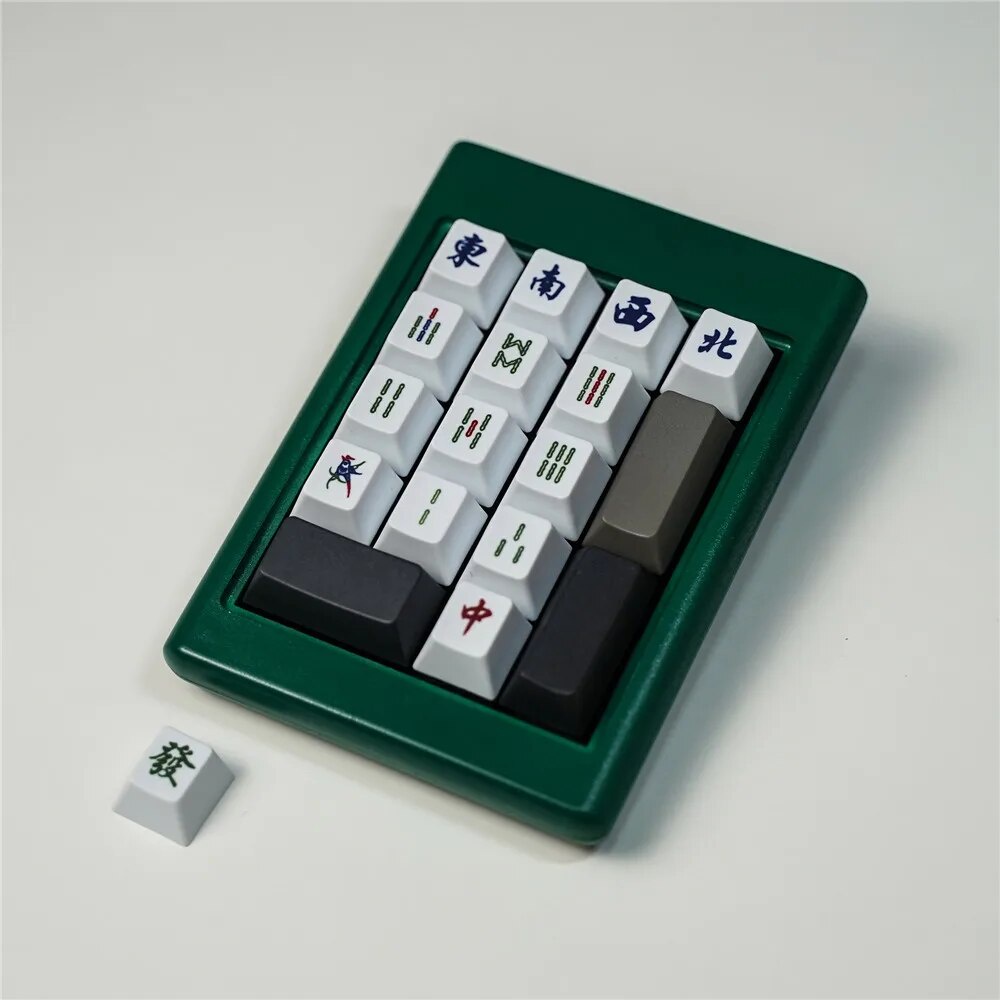 【Mahjong Keycaps PBT DYE Sublimation Keycaps Cherry Profile Additional ...