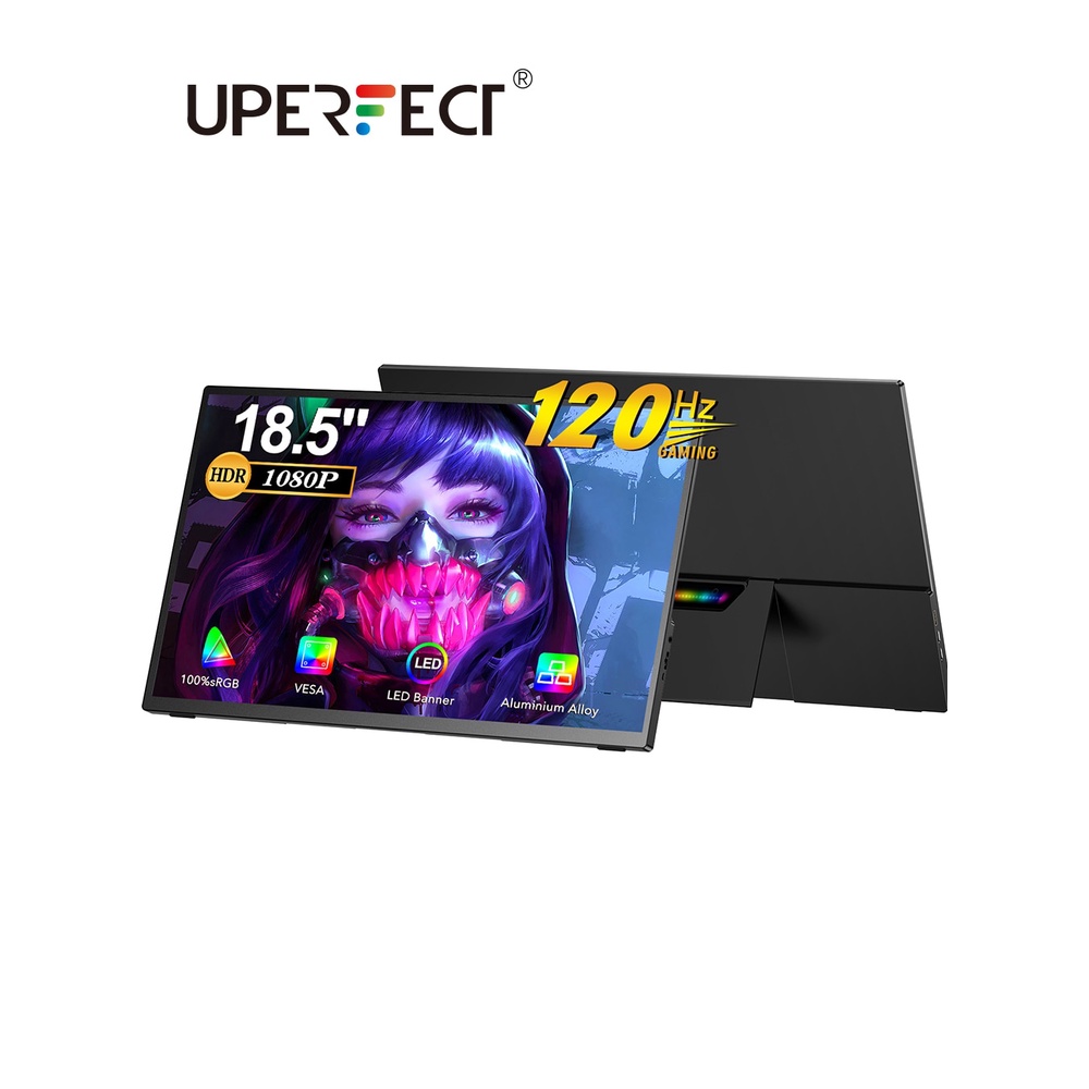 ⚡UPERFECT USetup E5 120Hz Gaming Monitor 18.5\" IPS Screen With HDMI ...