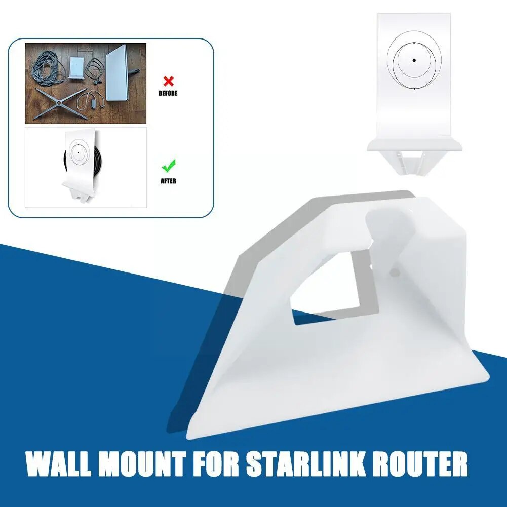 ☑Wall Mount Bracket For StarLink Mesh Router V2 WiFi Router Protective ...