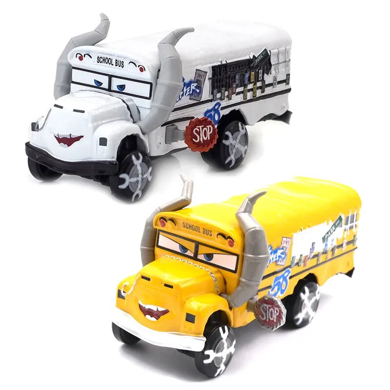 ۞1:55 Disney Pixar Cars 2 3 Lightning Mcqueen Roadhog Cruz Sally Mater ...