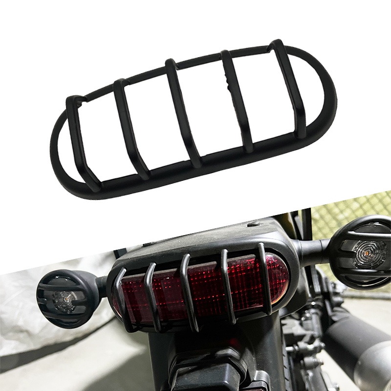 OLoBBoleMotorcycle Tail Light Protection Indicator Guard Cover For ...