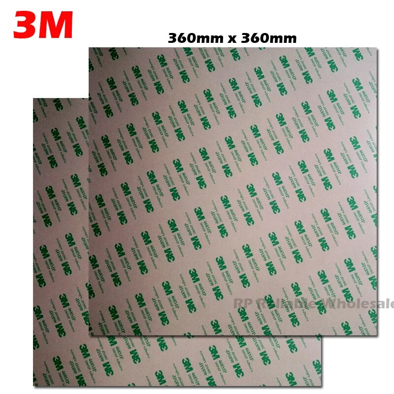 Big 3 sheets 360mmx360mm 3M 468MP Double Coated Adhesive Transfer Tape ...