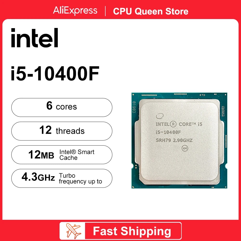 유Intel New Core i5-10400F 10th 4.30GHz 6 Core 12 Thread CPU Processor ...
