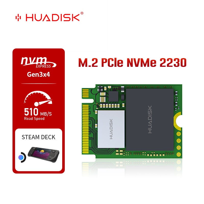 ☆HUADISK M.2 2230 SSD 1TB M2 NVMe PCIe Gen 3 512GB Internal Solid State ...