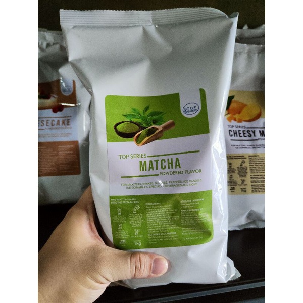 Top Creamery Matcha Powder Flavor 1kg | Shopee Philippines