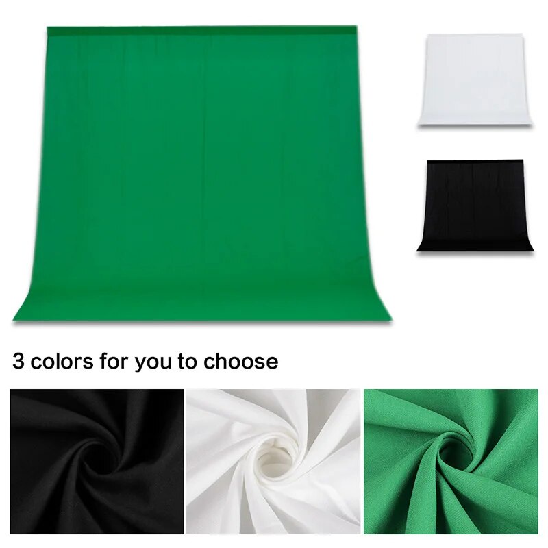 1.6M 2M 3M Backdrop Cloth Green Screen Chroma Key Cotton Textile Fabric ...