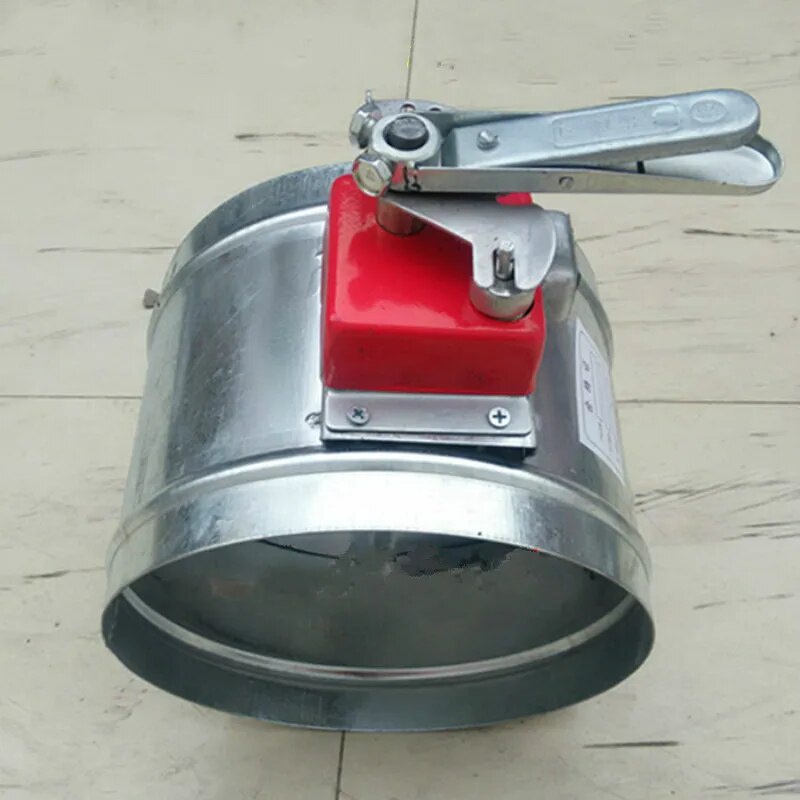 Fireproof Galvanized Steel Sheet Air Damper Valve Duct Valve 70 Degrees ...