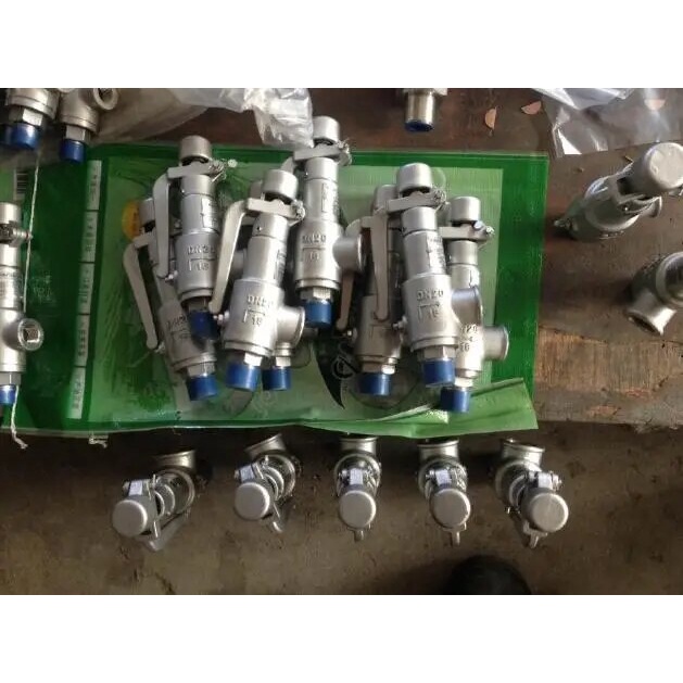 A27W-16P 0.8MPA Series DN15 Thread Relief Valve Small Stainless Steel ...