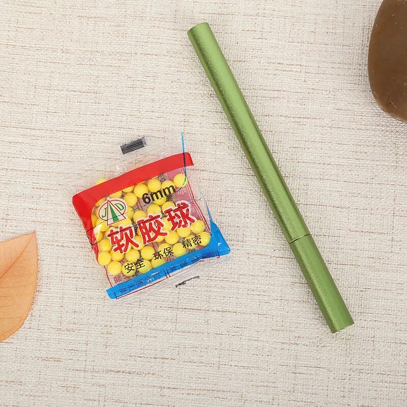 14.5cm Pipa gun kids soft rubber 6mm bb gun Toy with 50pcs bb ammos ...