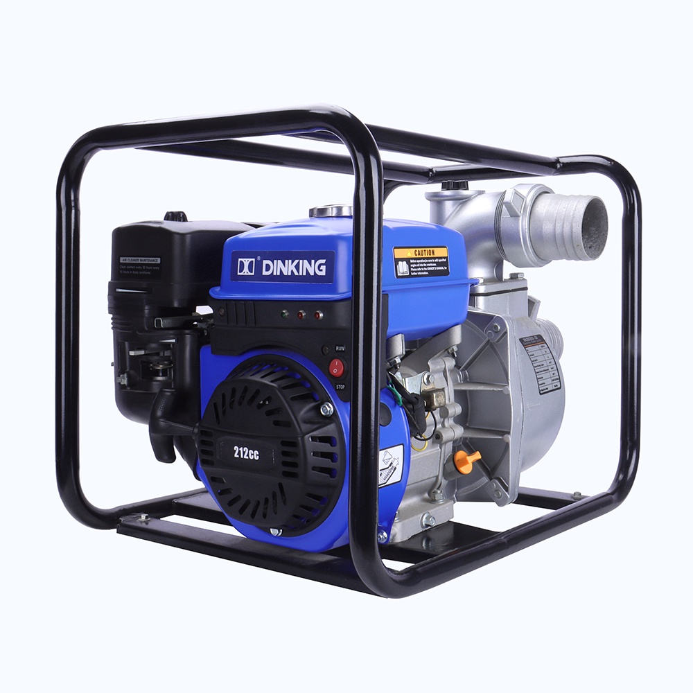 Dinking 5HP Gasoline Water Pump 3" Clean Water Treatment OHV Petrol ...