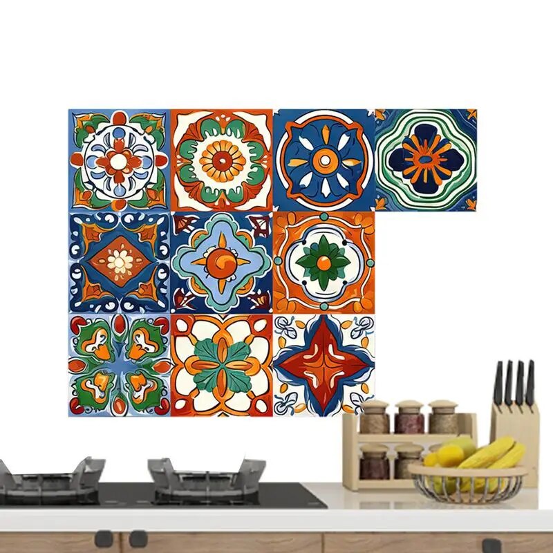 Self Adhesive Wall Tile Waterproof Peel And Stick Wall Tile Decals 4 X ...