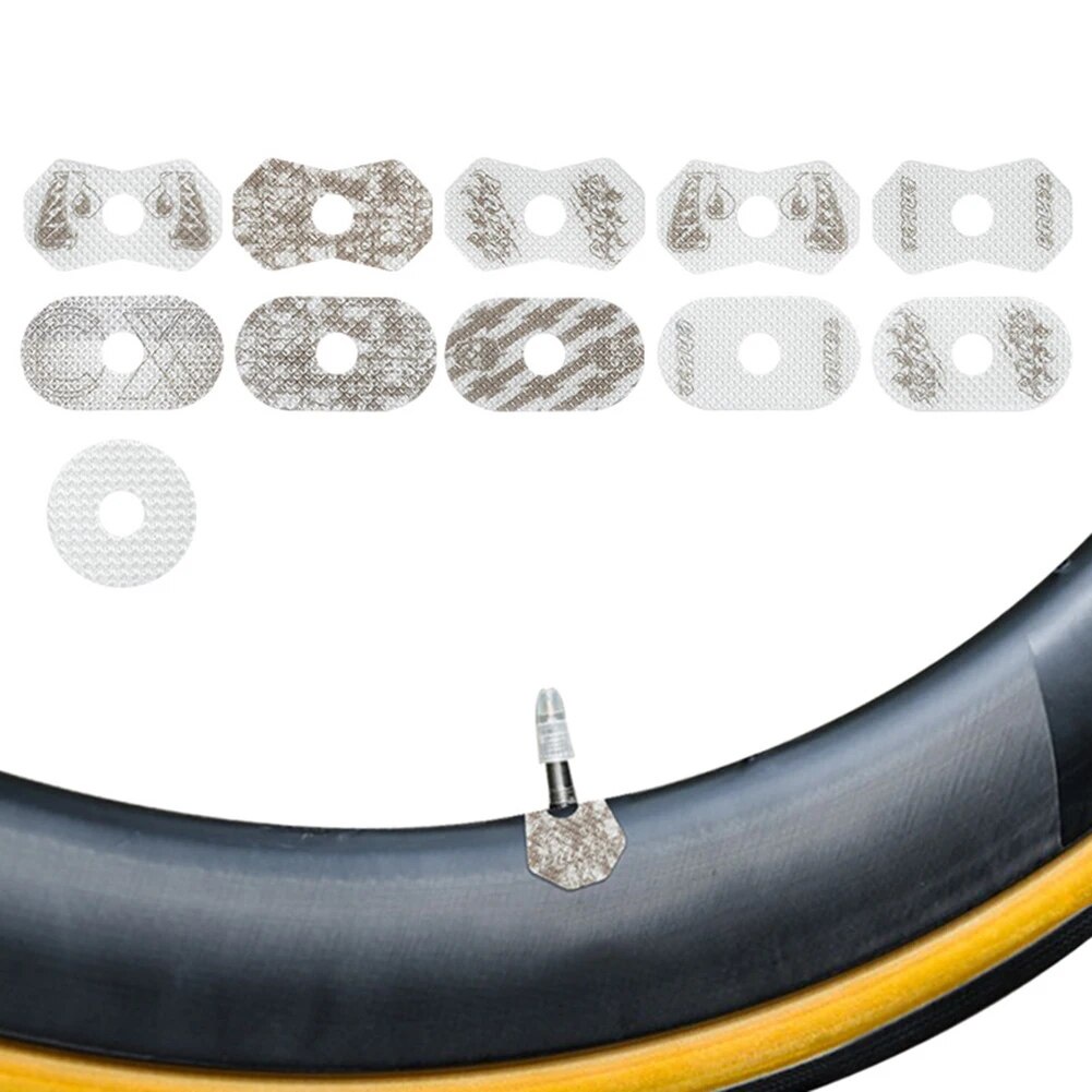 2pcs Bike Air Nozzle Pad Bicycle Valve Sticker Rim Protection Presta ...