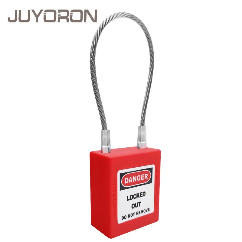Straight-side Safety Cable Padlock Hanging Plate Lock Energy Isolation ...