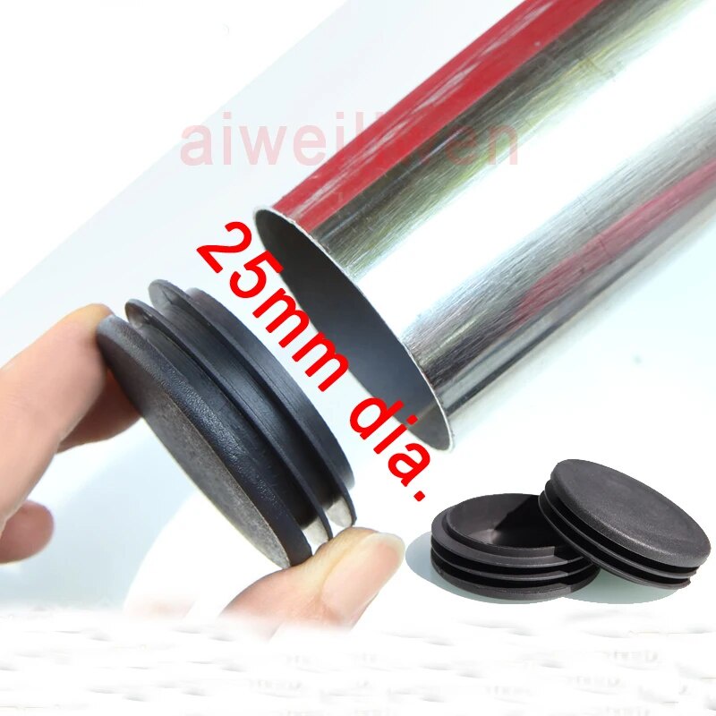 new 25mm dia. Stainless steel circular pipe plug round tube end cap ...