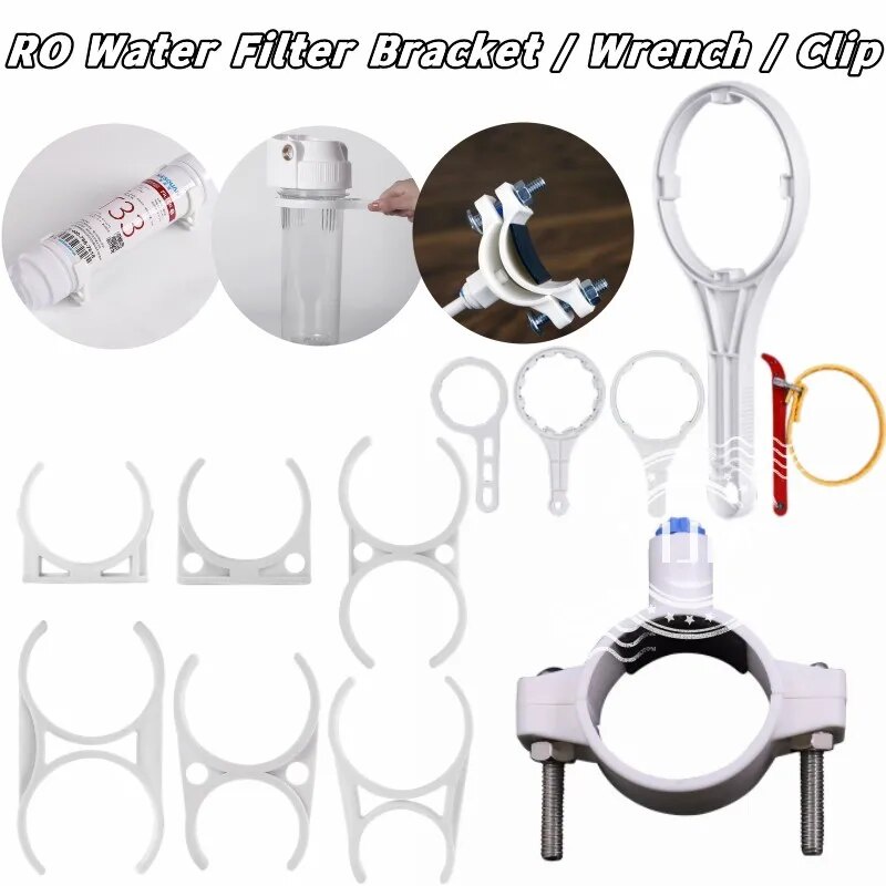 RO Water 40mm Drain Pipe Clamp Tube Clamp Connector Filter Cartridge ...