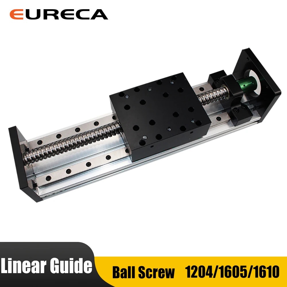 1204 1605 Ball Screw Rail Slide Linear Guide Stage Slide Manual Sliding ...