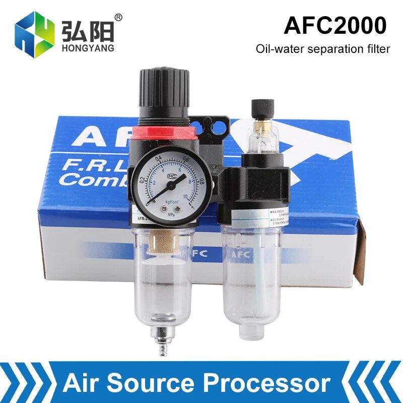 AFR2000 AFC2000 G1 / 4 Oil-Water Separator Air Source Processor ...
