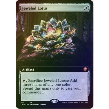 MTG Proxy Card - Jeweled Lotus (Extended Art Foil) | Commander Legends (CMR) | Shopee Philippines